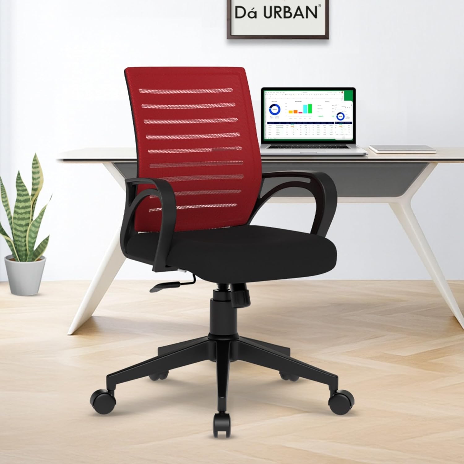 ⁠Mesh Mid Back Chair – Da Urban Furniture