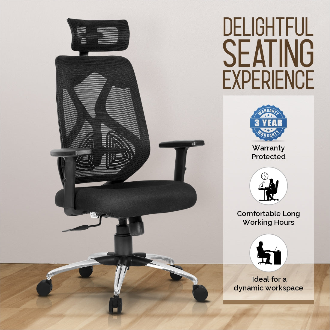 DA URBAN® MERLION HIGH BACK MESH CHAIR – Da Urban Furniture