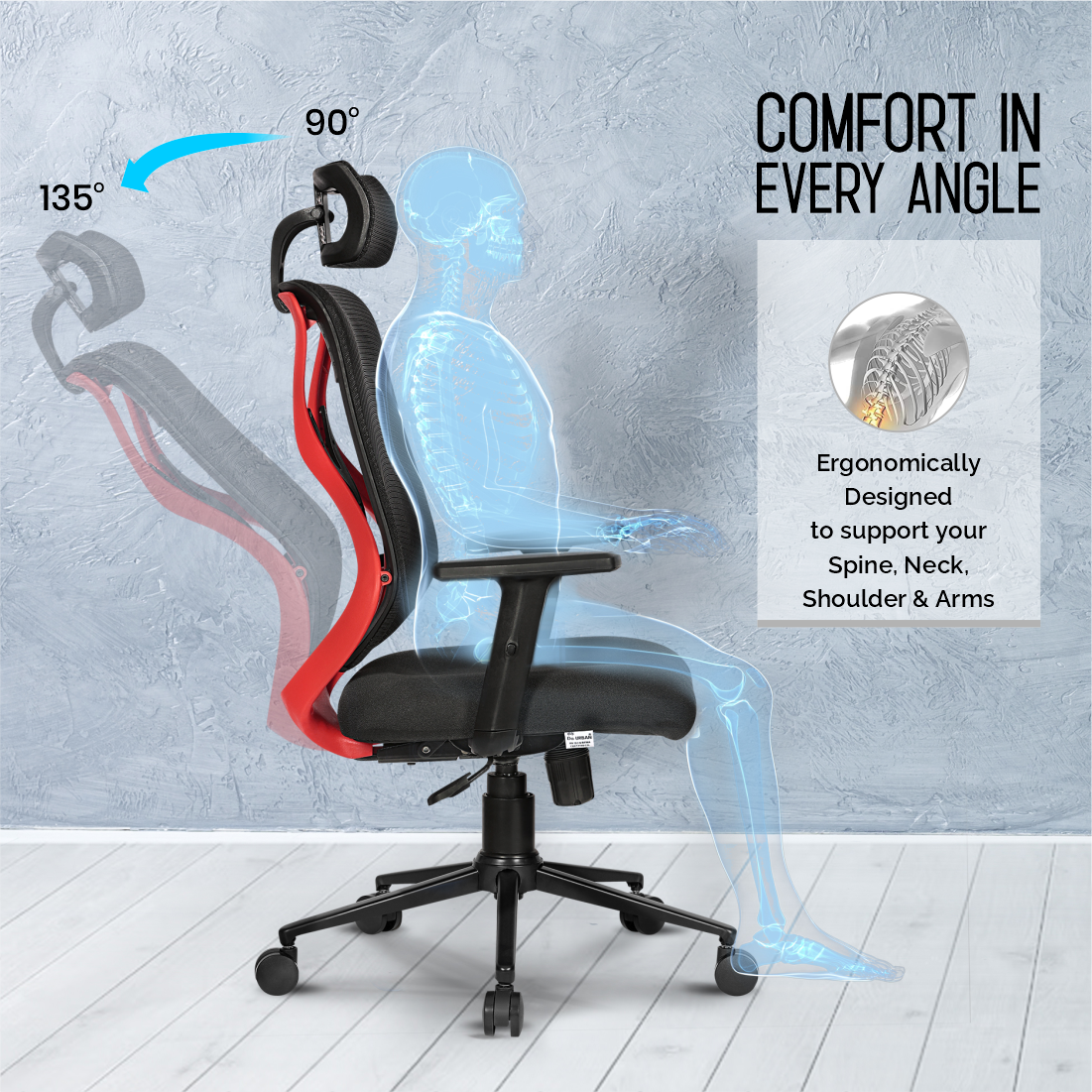 DA URBAN® MERLION HIGH BACK MESH CHAIR – Da Urban Furniture