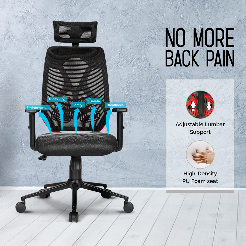 DA URBAN® MERLION HIGH BACK MESH CHAIR – Da Urban Furniture