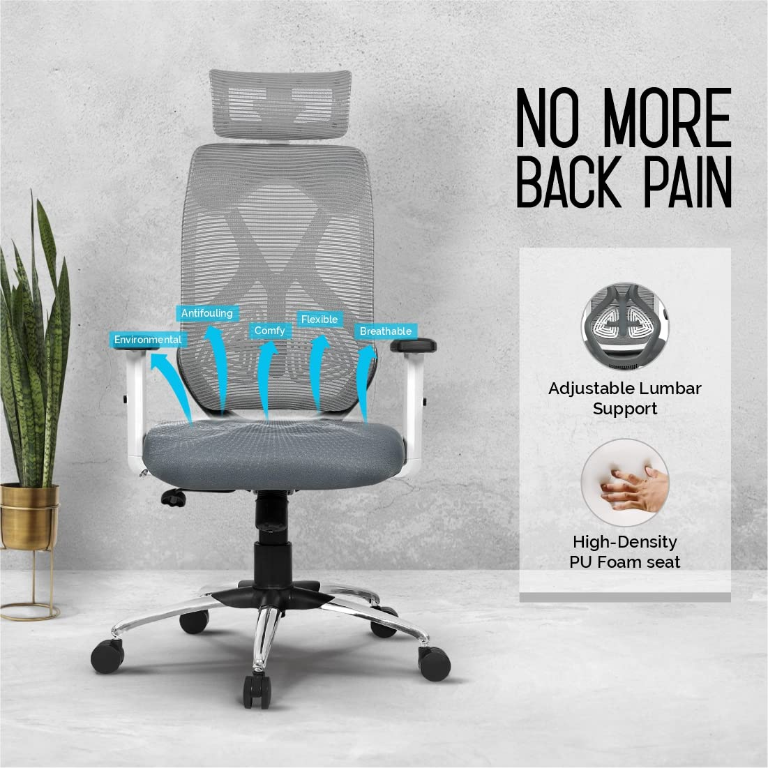 DA URBAN® MERLION HIGH BACK MESH CHAIR – Da Urban Furniture