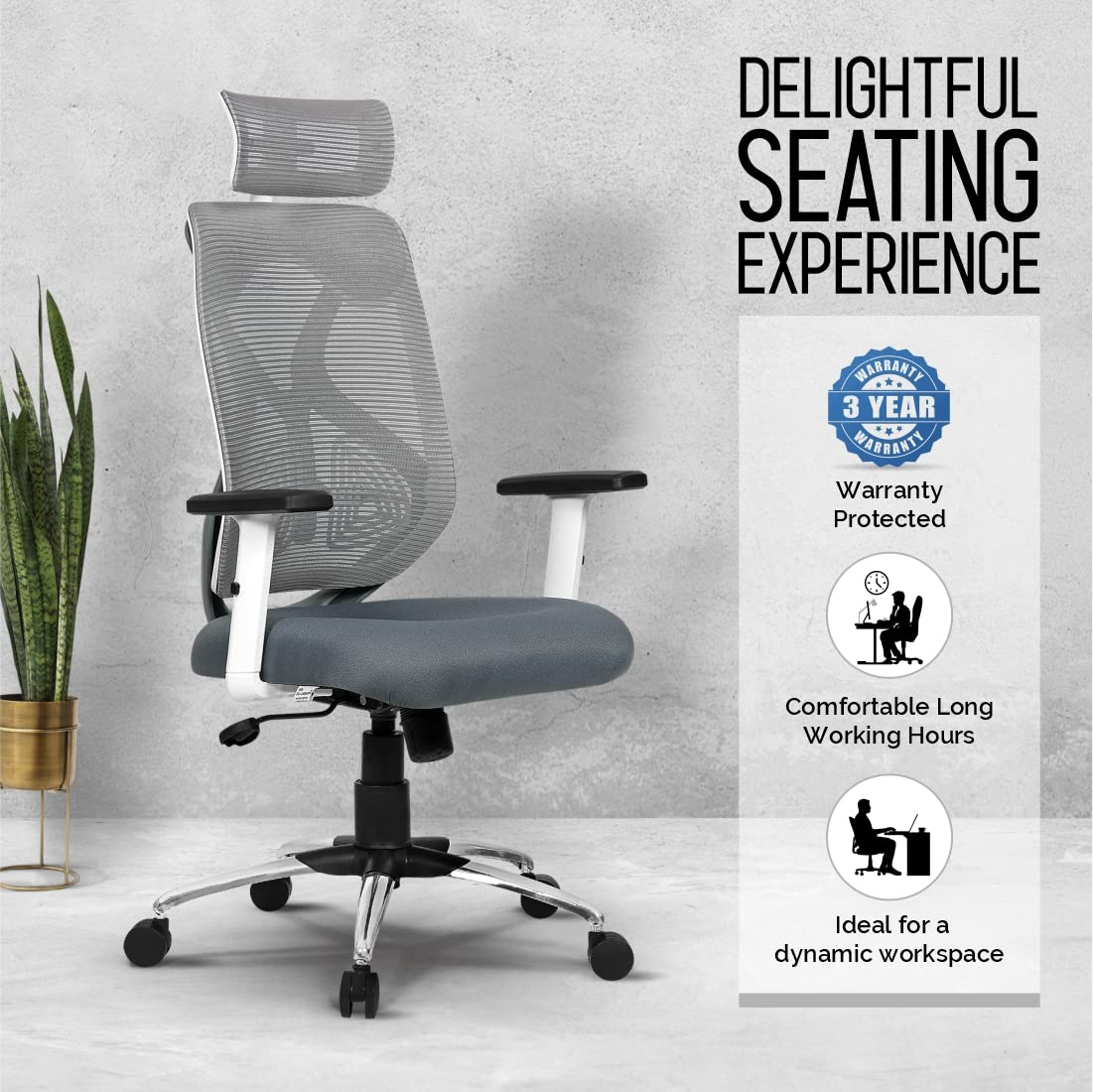 DA URBAN® MERLION HIGH BACK MESH CHAIR – Da Urban Furniture