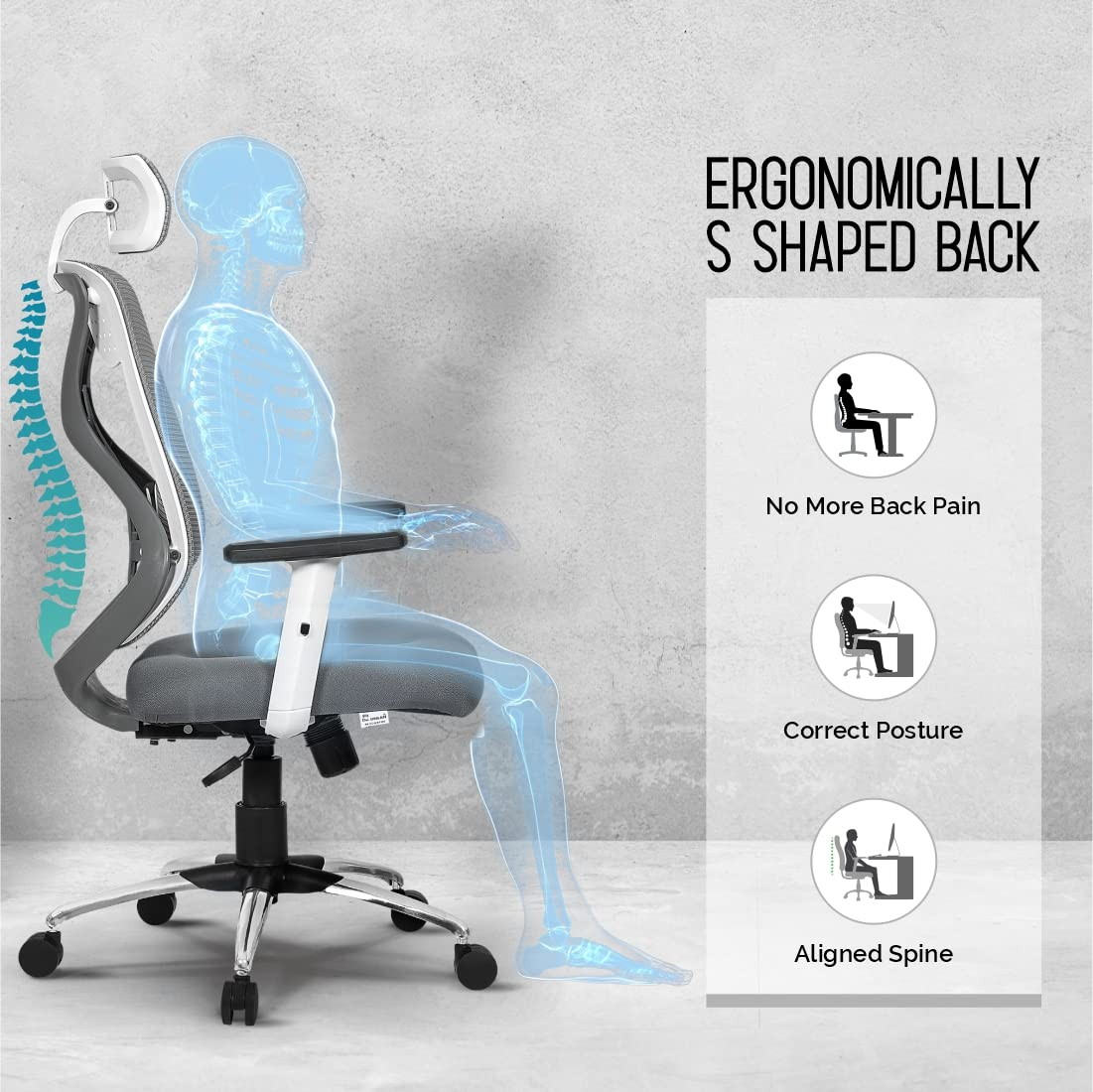 DA URBAN® MERLION HIGH BACK MESH CHAIR – Da Urban Furniture